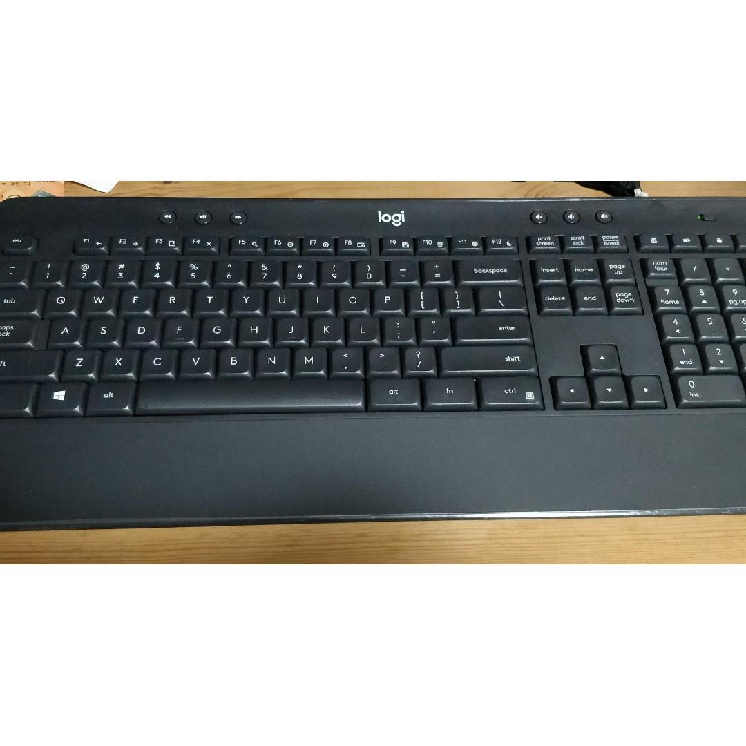Logitech Mk545 Advanced Wireless Combo Keyboard Mouse Computers And Tech Parts And Accessories