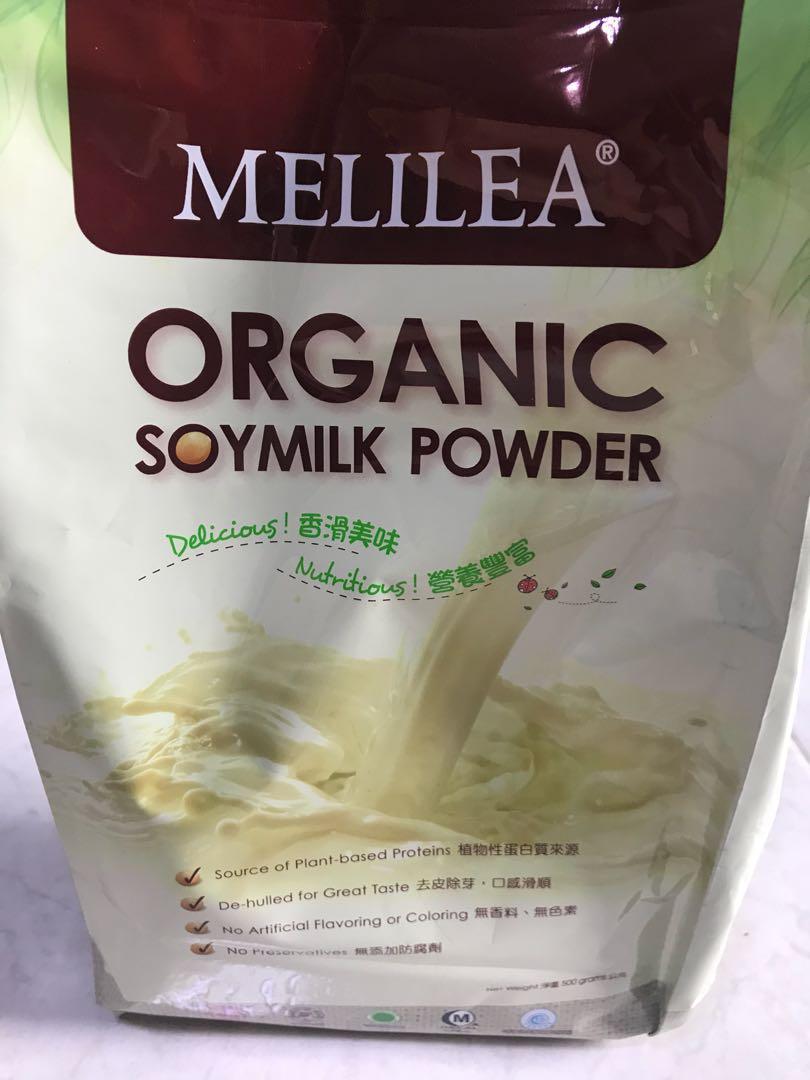 Melilea Organic Soymilk Powder 500g, Health & Nutrition, Health ...