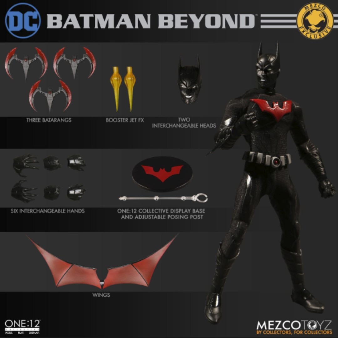 Mezco Toys One:12 Collective: Batman Beyond - Summer Exclusive, Hobbies ...