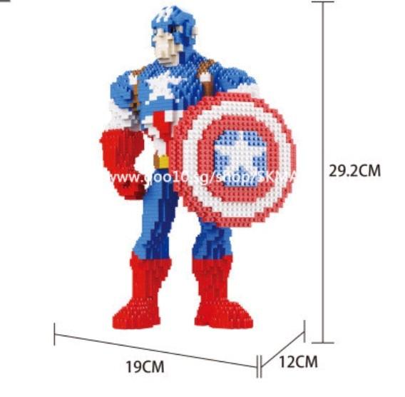 Nano blocks (captain america), Hobbies & Toys, Toys & Games on Carousell