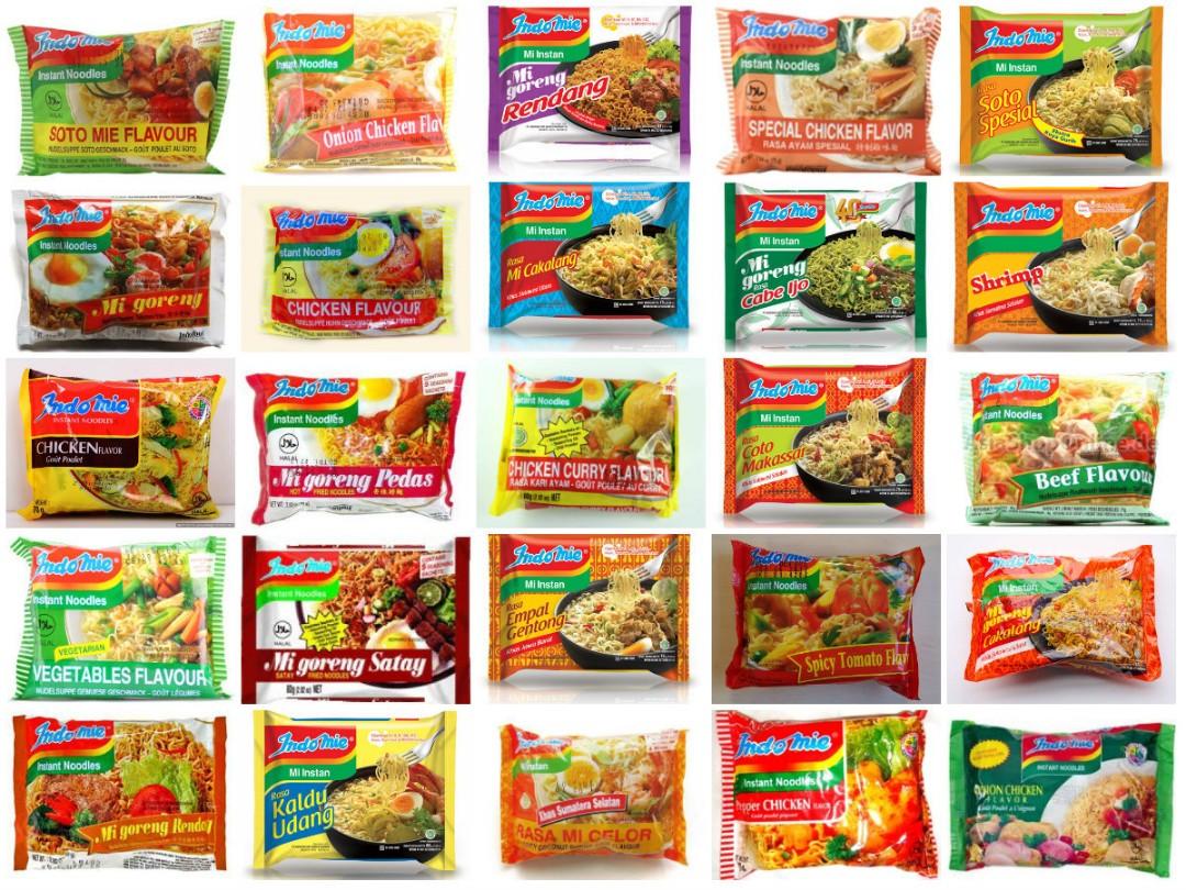 PO Indomie and other Indonesian Instant Noodle brands, Food & Drinks ...