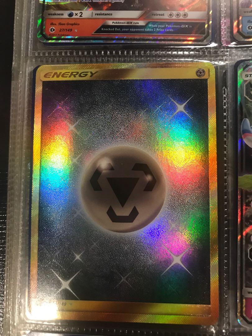 Pokemon Energy Card - Metal Energy secret rare, Hobbies & Toys, Toys ...