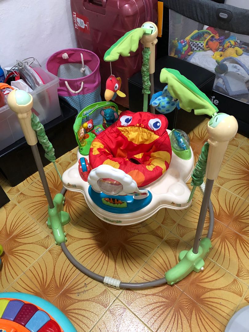 Rainforest Jumperoo, Babies & Kids, Infant Playtime on Carousell