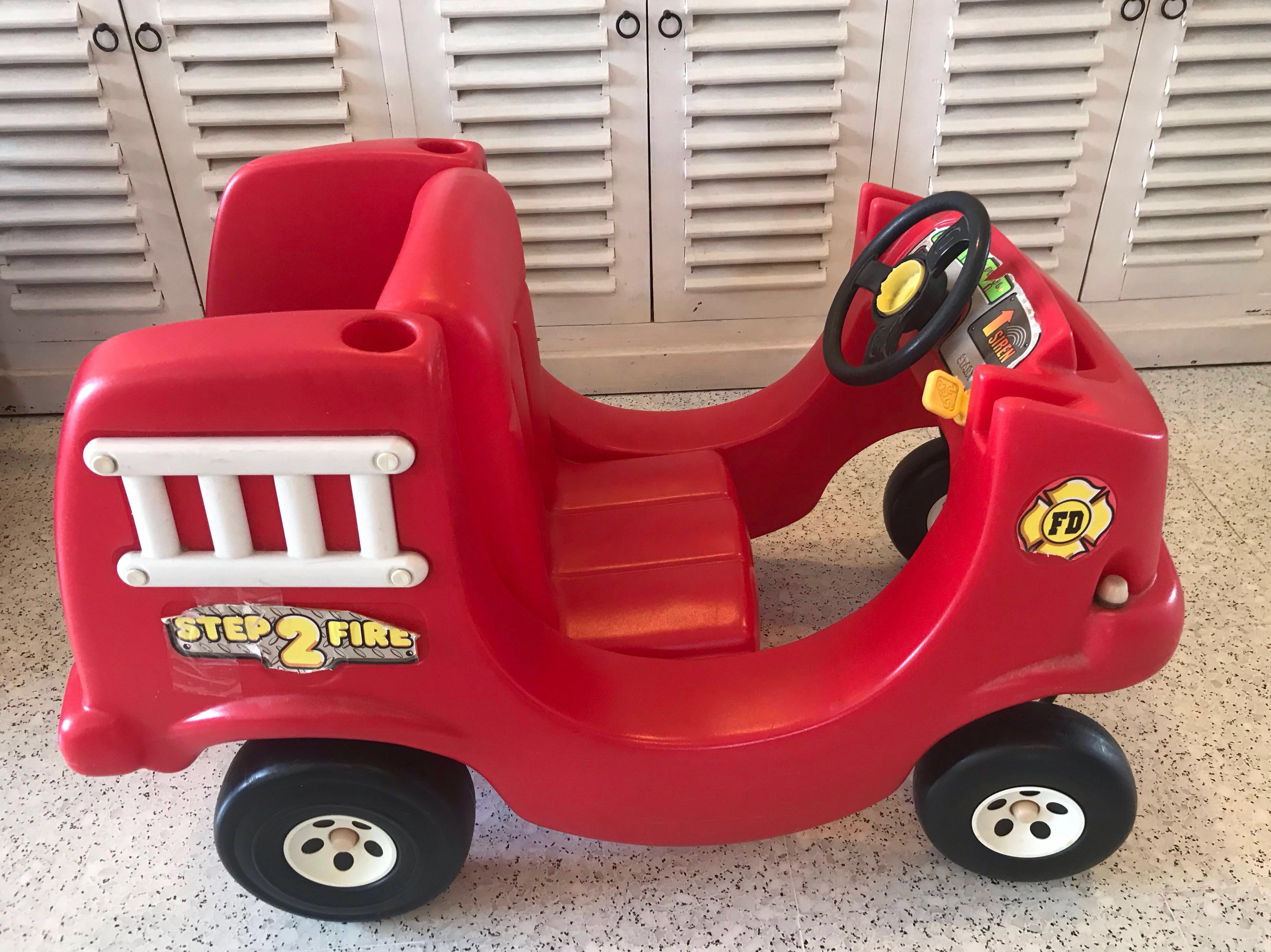 Step2 Fire Engine for 2, Hobbies & Toys, Toys & Games on Carousell