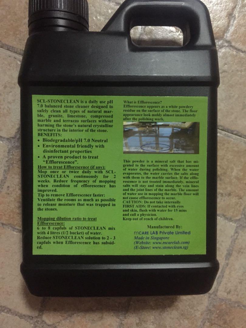 Stone care lab - SCL Stoneclean, Everything Else on Carousell
