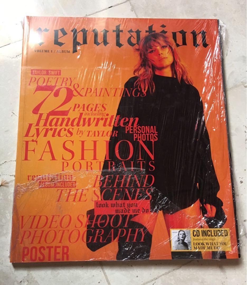 Taylor Swift Limited Edition Reputation Magazine Vol. 1 Target ...