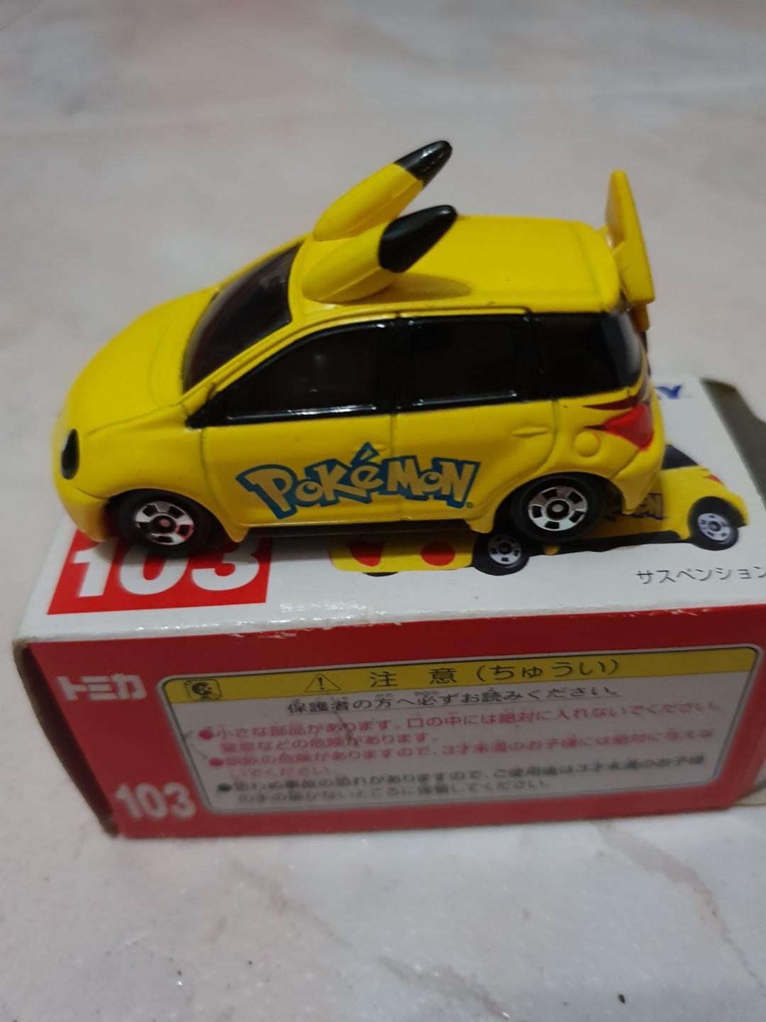 TOMY PIKACHU CAR DIECAST METAL, Hobbies & Toys, Toys & Games on Carousell