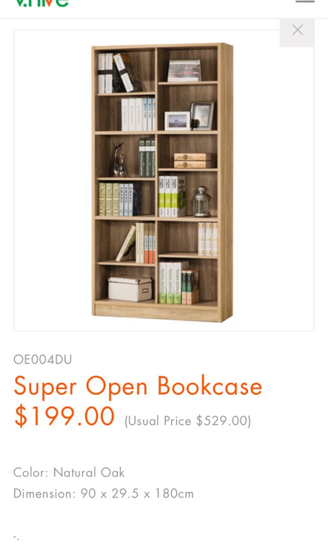 v.hive Book Shelf, Furniture & Home Living, Furniture, Shelves ...