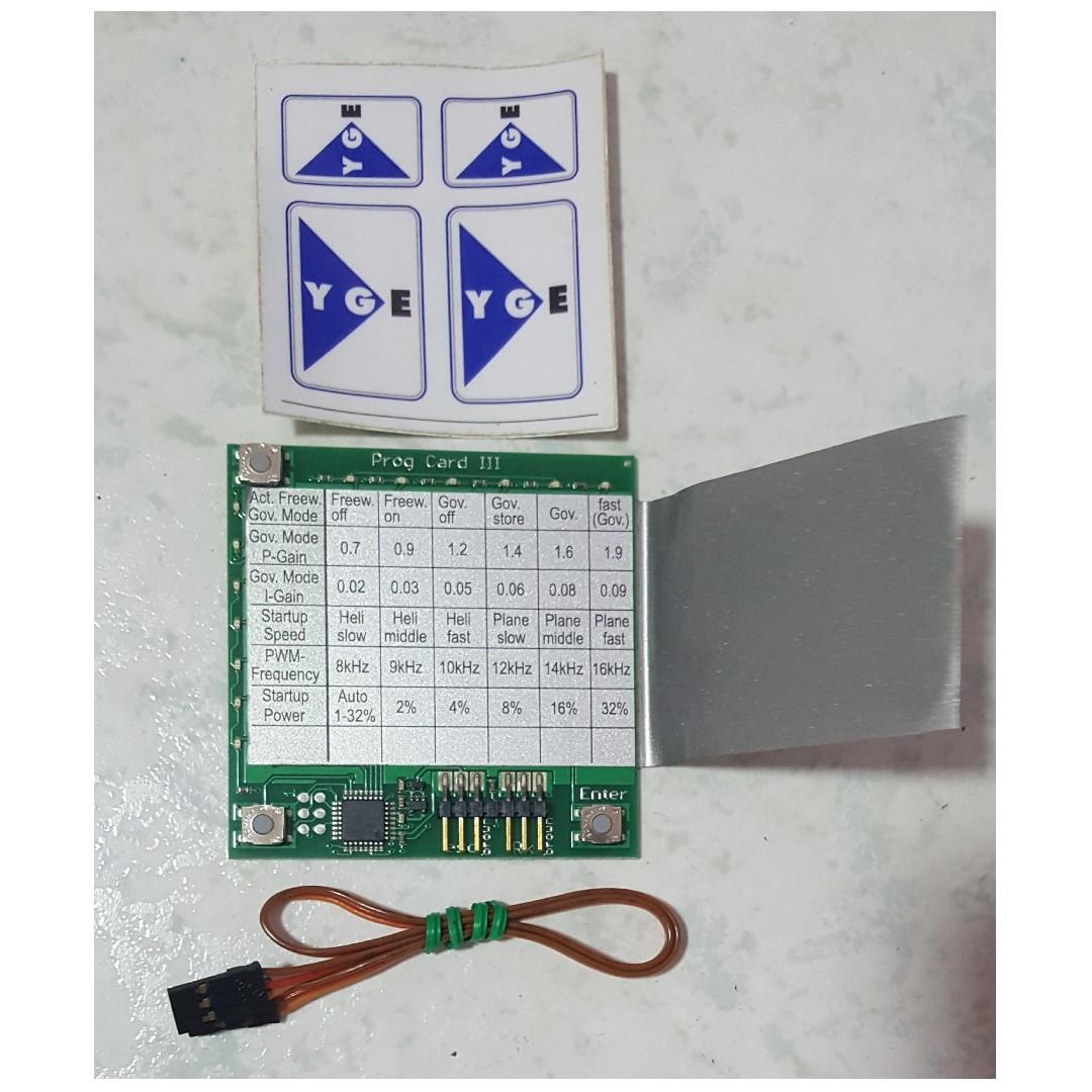 YGE Prog card III, Hobbies & Toys, Toys & Games on Carousell