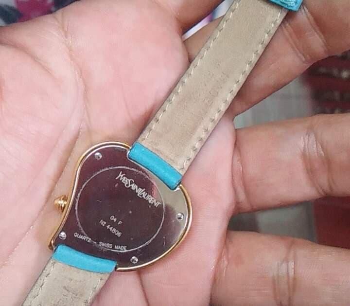 Yves Saint Laurent - YSL Heart Shaped Watch, Women's Fashion, Watches ...