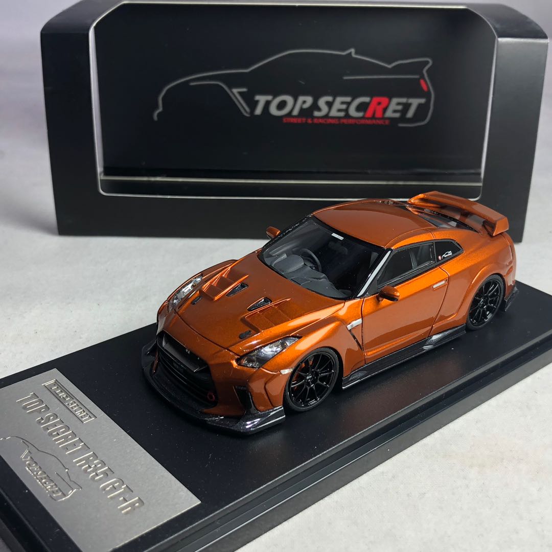 1/43 Top secret Nissan Skyline GTR R35 official product, 興趣及遊戲, 收藏品及紀念品 ...