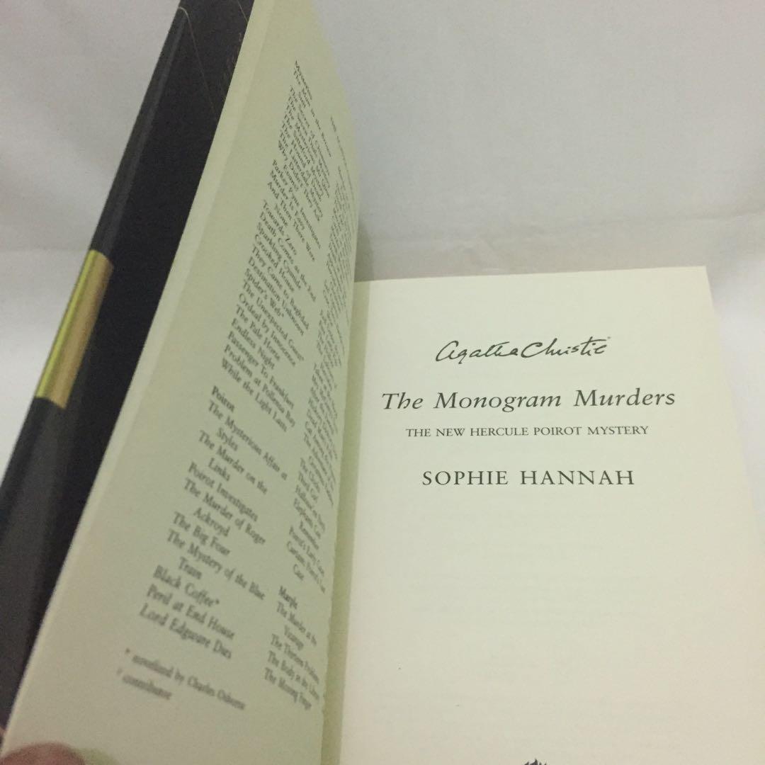 Agatha Christie The Monogram Murders - Sophie Hannah, Buku & Alat Tulis ...