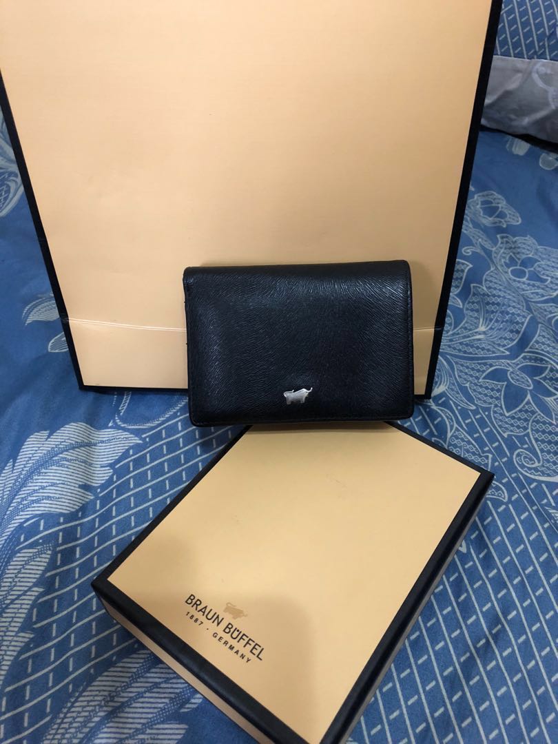Braun Buffel Leather Wallet, Luxury, Bags & Wallets on Carousell