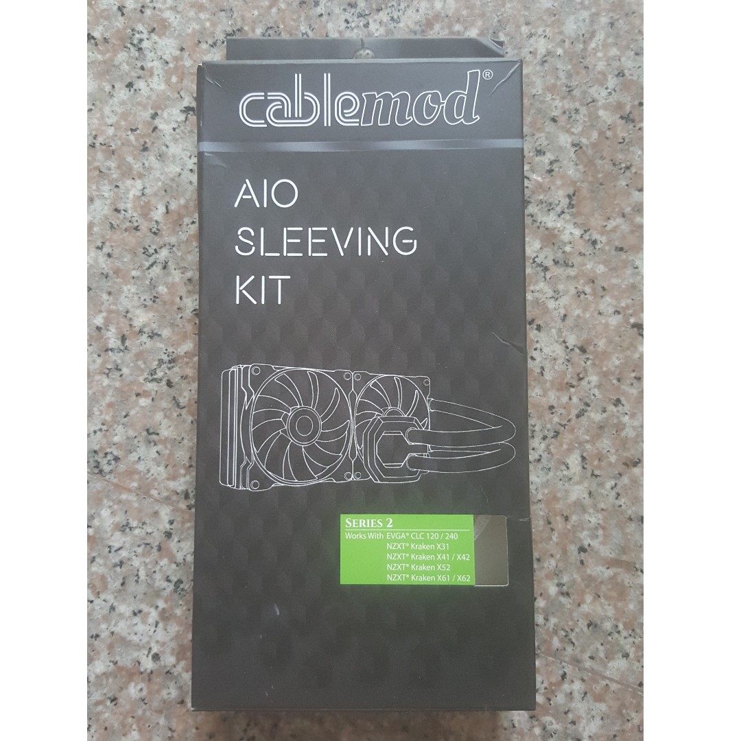 CableMod AIO Sleeving Kit (White), Computers & Tech, Parts ...