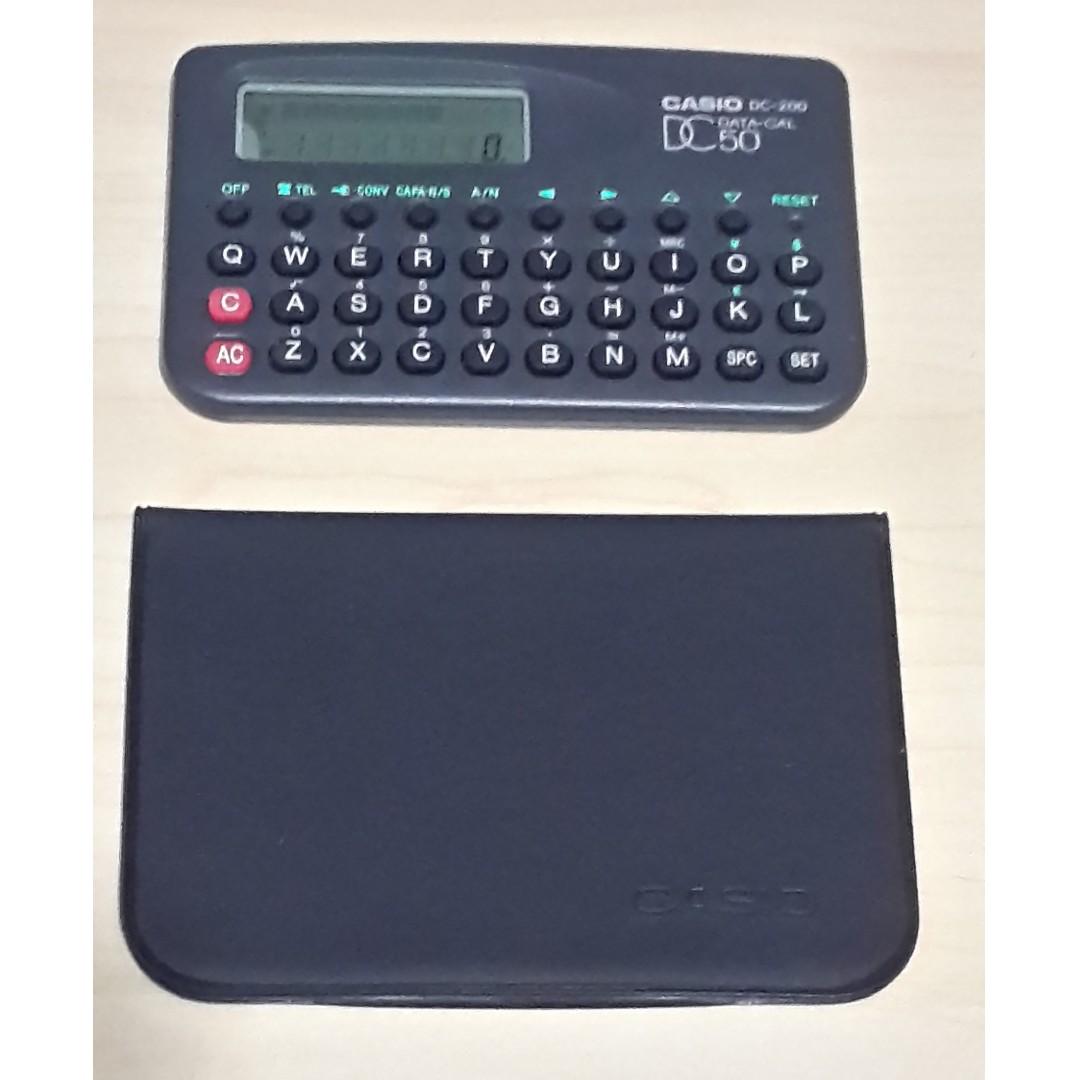 CASIO DC-200 GY Data-Cal, 音響器材, 可攜式音響設備 - Carousell