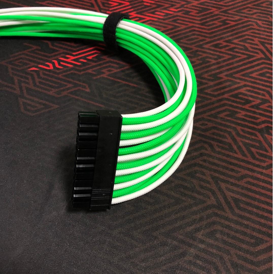 Custom sleeved PC cable, Computers & Tech, Parts & Accessories, Cables ...