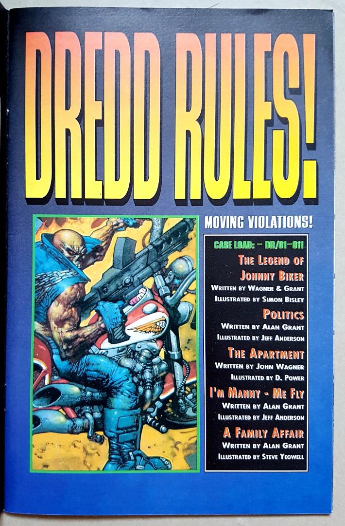 Simon Bisley: DREDD RULES!, Hobbies & Toys, Books & Magazines, Comics ...