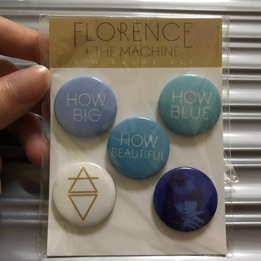 Florence + the Machine Limited Edition Pin Badge Set, Everything Else ...