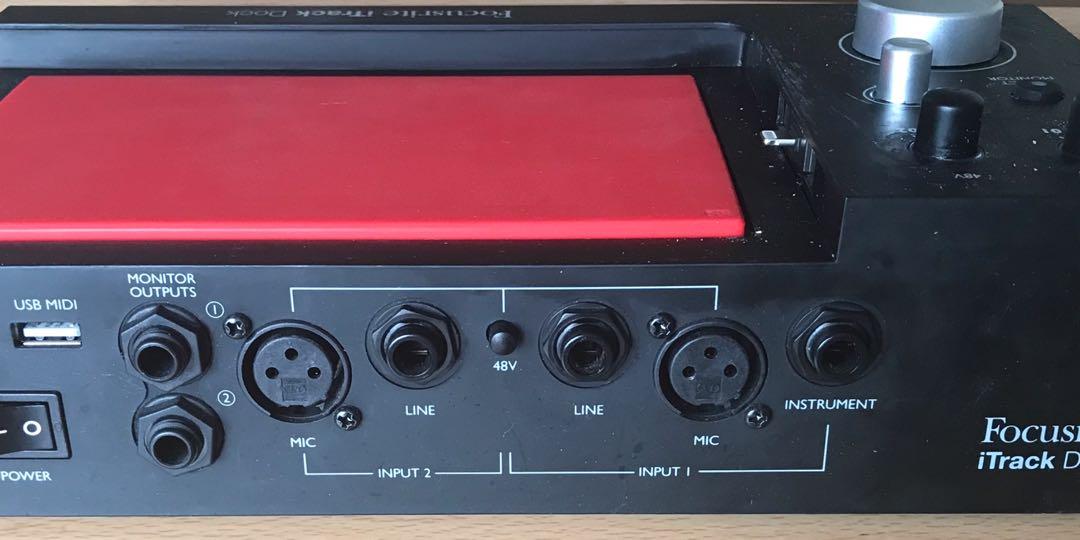 Focusrite iTrack Dock recording interface for ipad, Music & Media ...