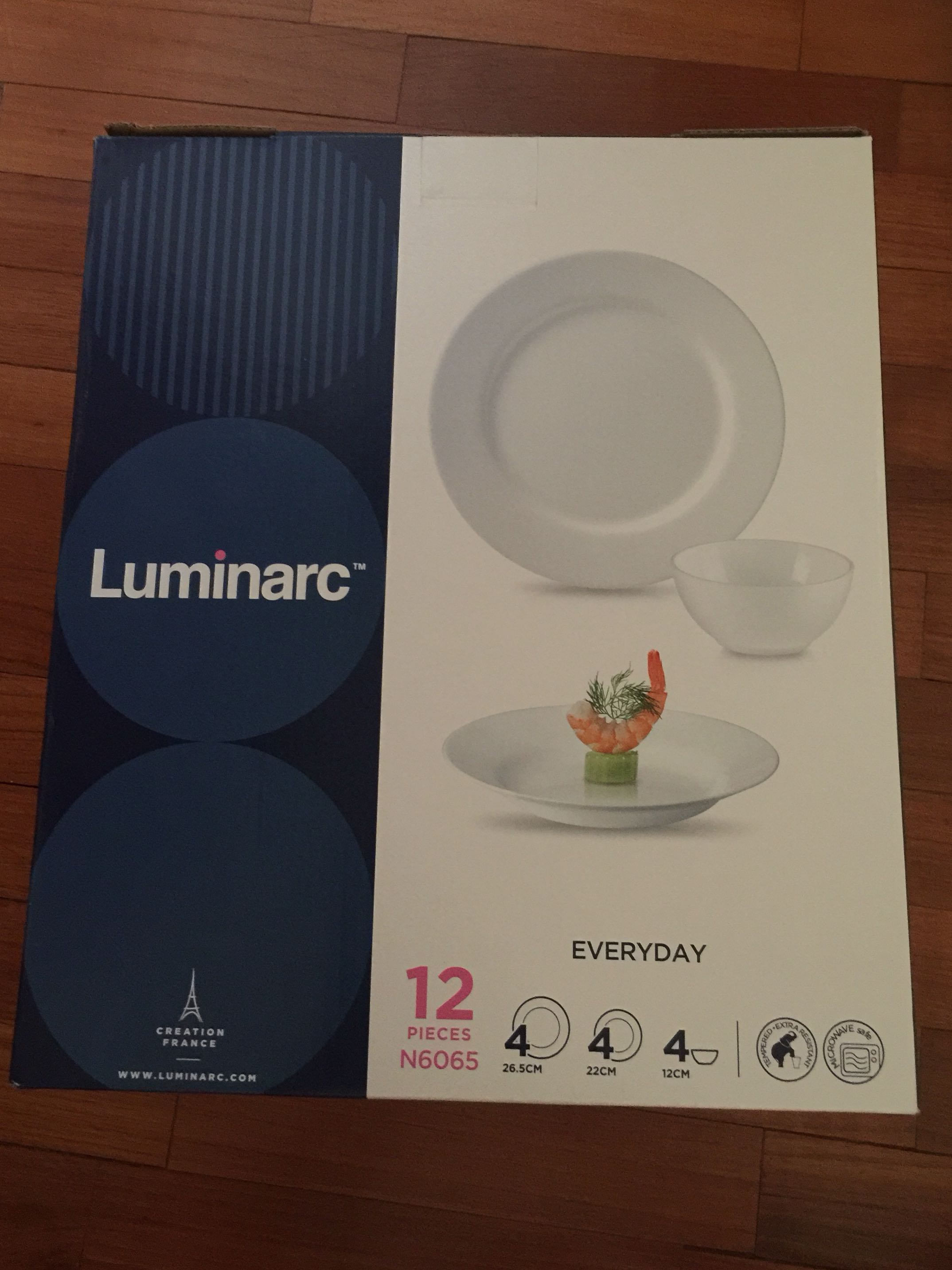 Luminarc Everyday 12pcs Set, Furniture & Home Living, Kitchenware ...