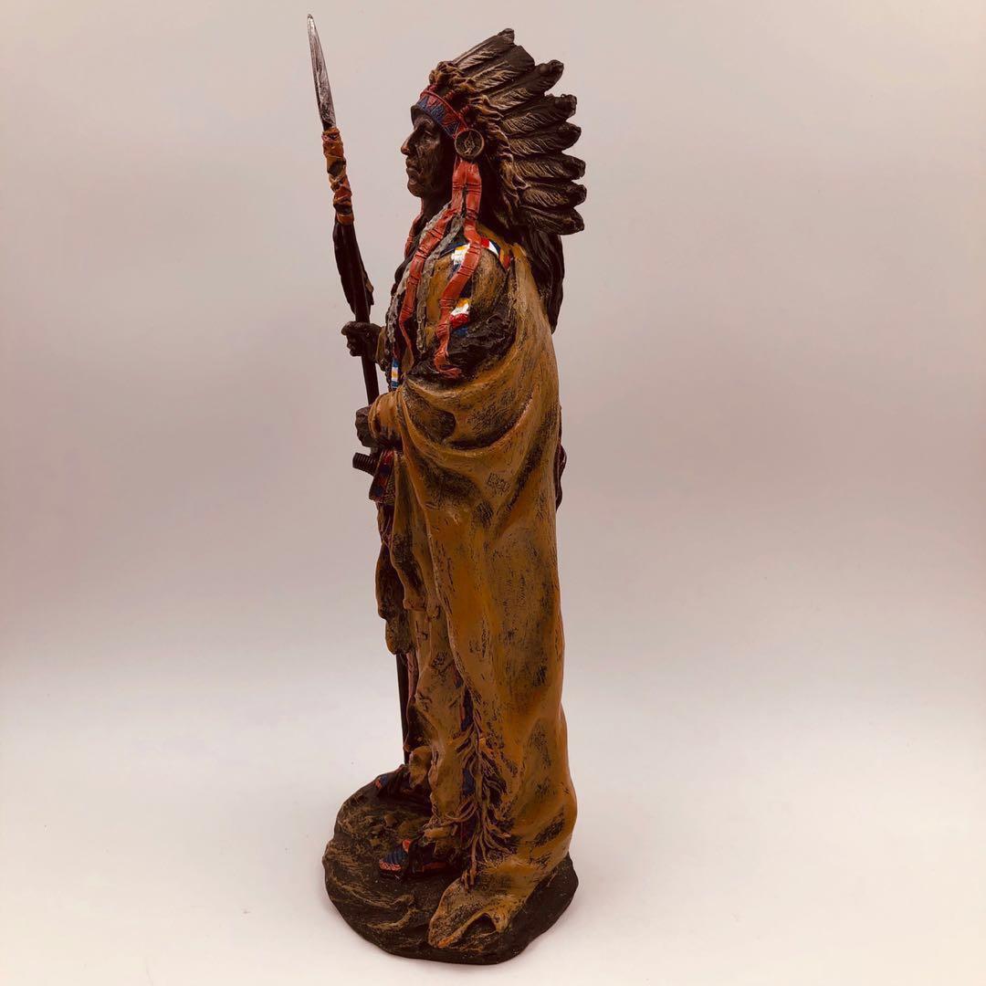 Native American Indian Chief Statue | Sculpture | Figure | Resin Cast ...