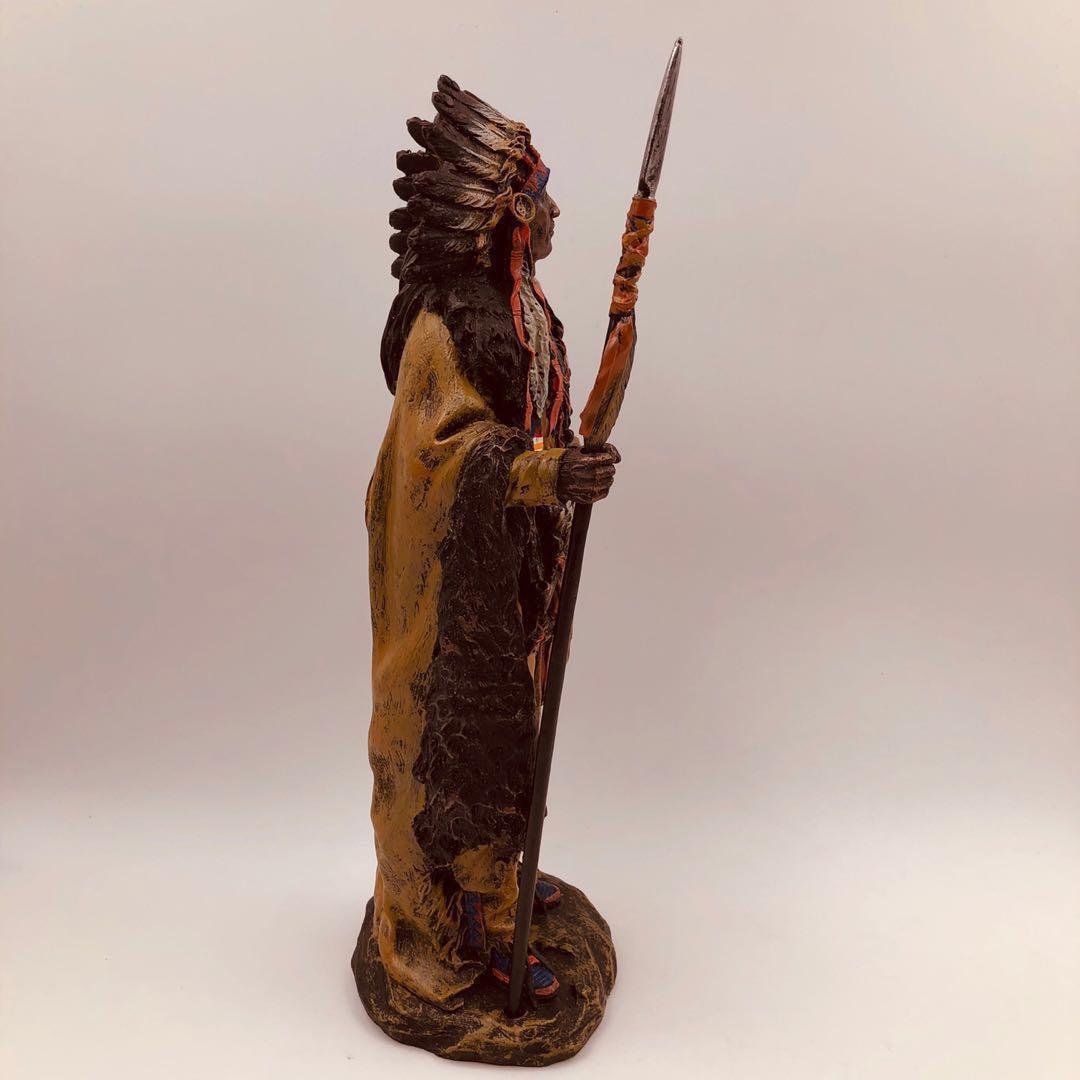 Native American Indian Chief Statue | Sculpture | Figure | Resin Cast ...