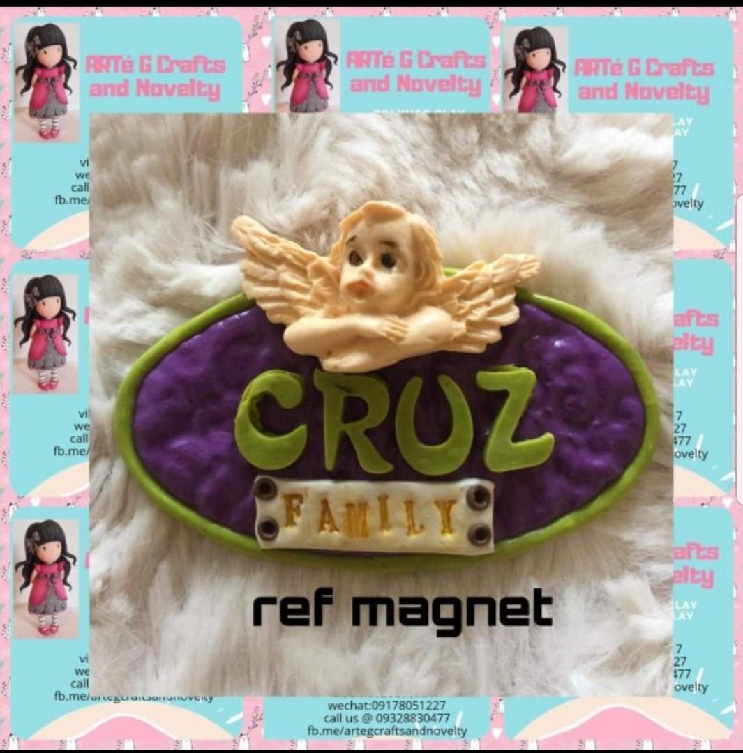 PERSONALIZED REF MAGNET, Hobbies & Toys, Stationary & Craft, Handmade ...
