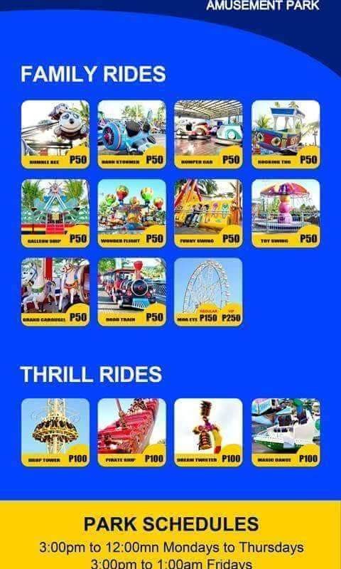SM MOA BY THE BAY RIDES ALL U CAN, Tickets & Vouchers, Local ...