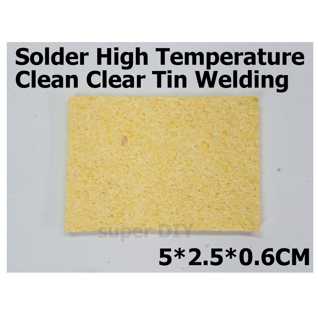 Soldering Sponge Solder High Temperature Clean Clear Tin Welding, TV ...