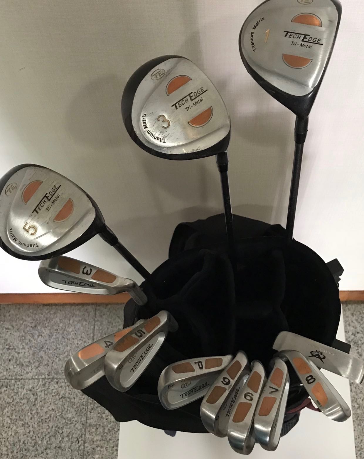 Tech Edge Complete Golf Set (Male), Sports Equipment, Sports & Games ...