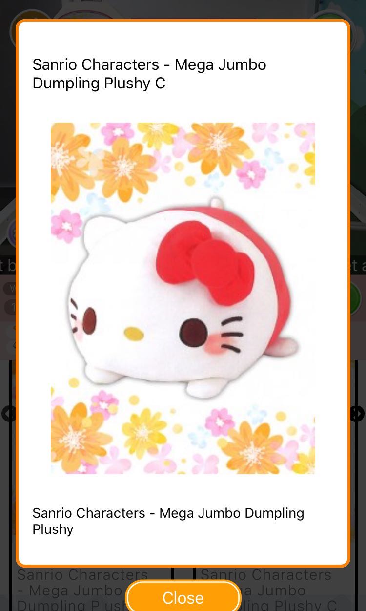 Toreba Prize Sanrio Dumpling Hello Kitty, Hobbies & Toys, Toys & Games ...