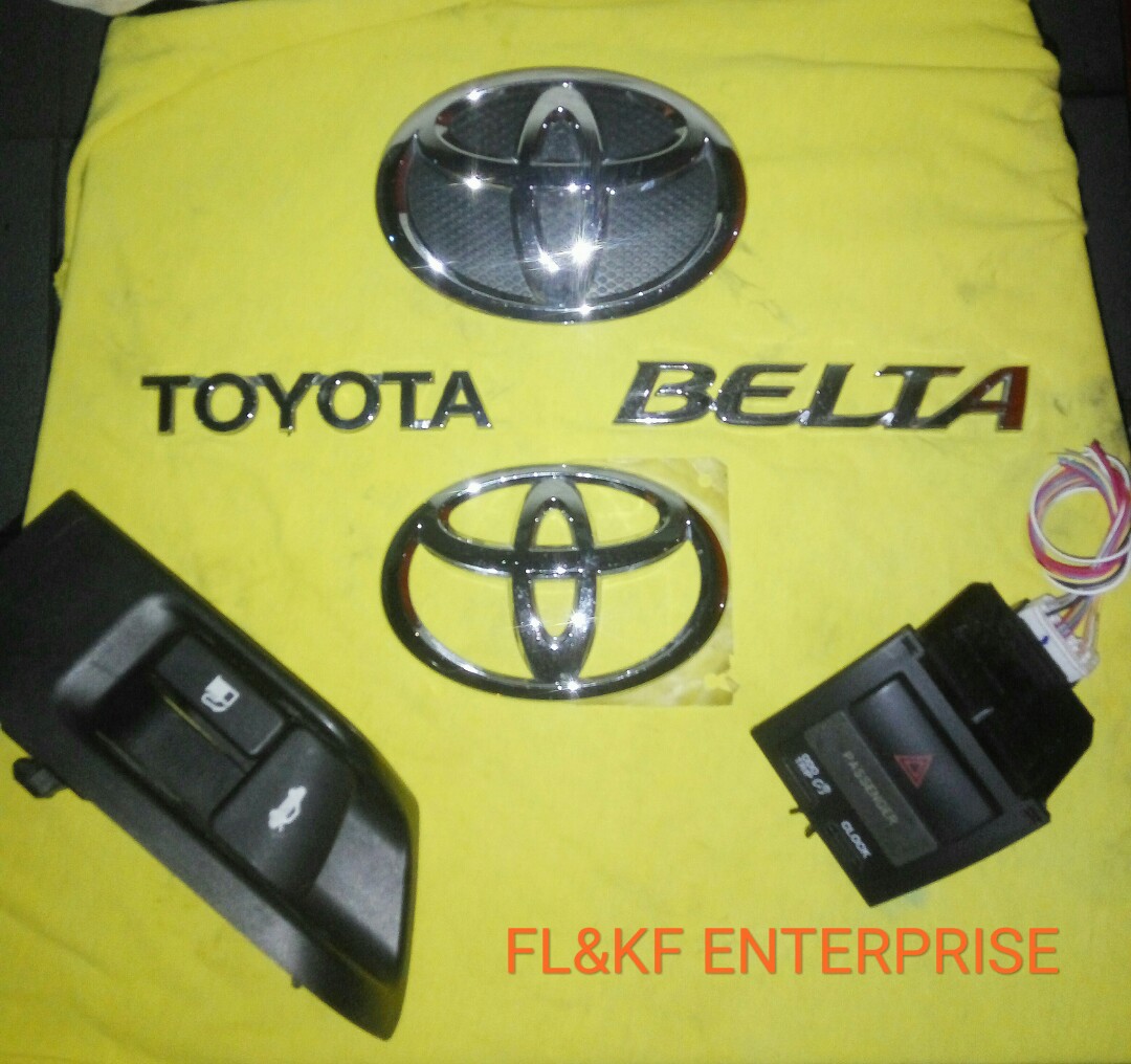 Toyota belta/yaris/vios ncp93 emblem, Auto Accessories on Carousell