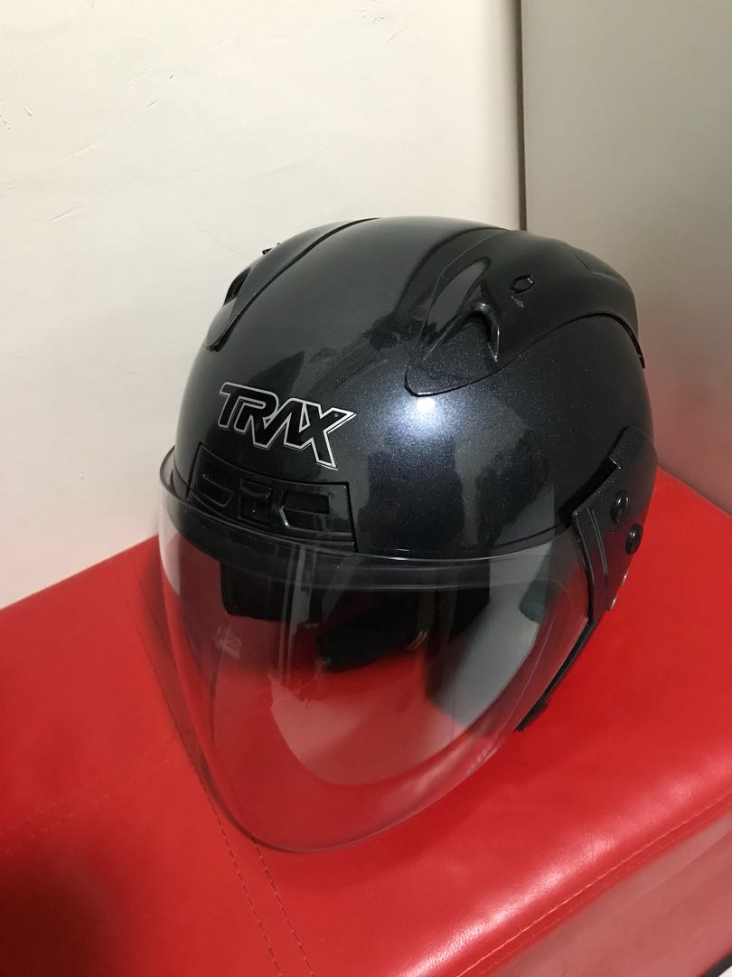 TRAX Helmet, Motorcycles, Motorcycle Accessories on Carousell