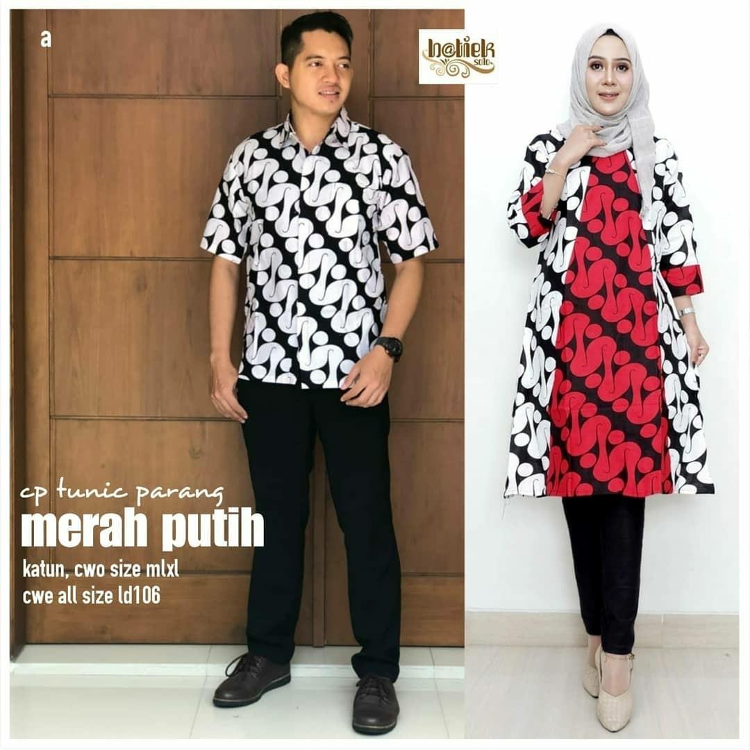 Tunic Parang Couple Set [Code: DHS_SAJ], Women's Fashion, Dresses ...