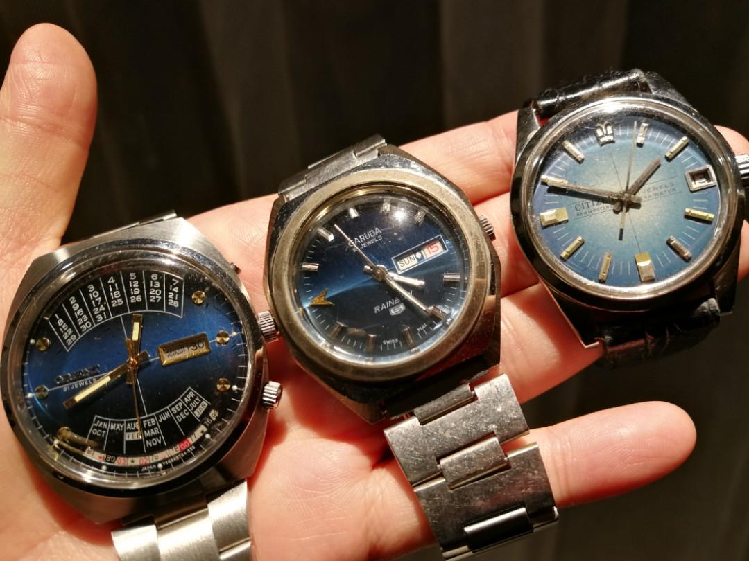 RARE! Garuda Rainbow 5 Automatic Vintage Swiss Watch, Women's Fashion ...