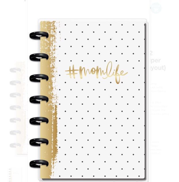 2019 Deluxe Mini 12 Month Planner - Super Mom (dashboard layout ...