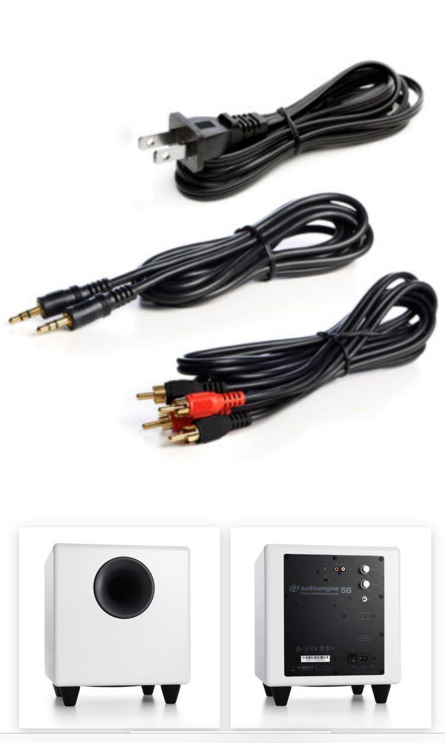 Audioengine A5+ S8 subwoofer D1 DAC Amplifier Hi Fi home theatre cinema ...