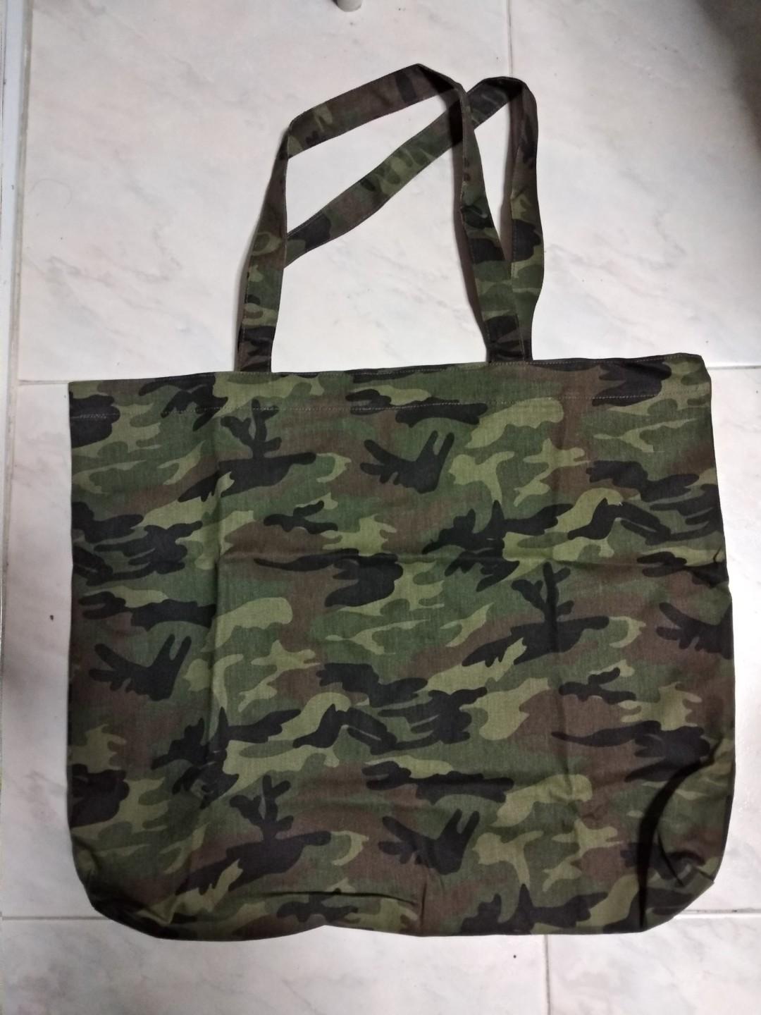 SAF Camo Design Big tote bah. Go plastic free, save the earth!, Men's ...