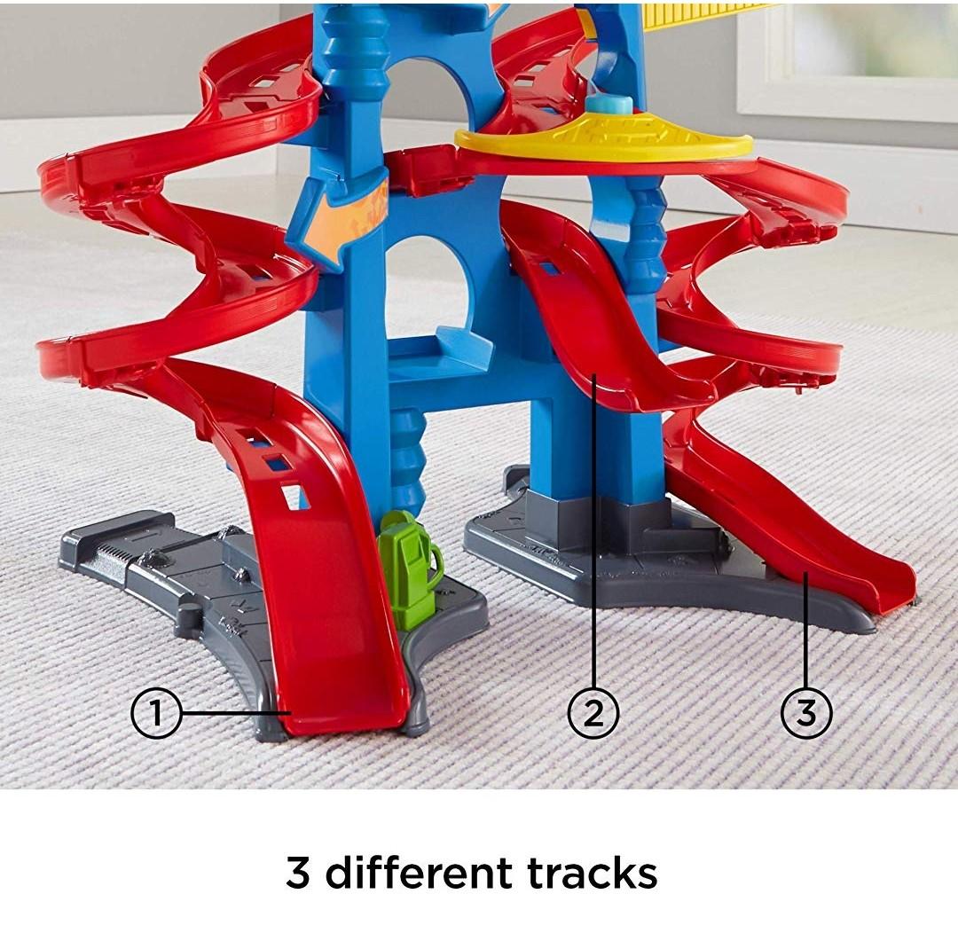 (PO) BN Fisher-Price Little People Take Turns Skyway Ramp Car Race ...