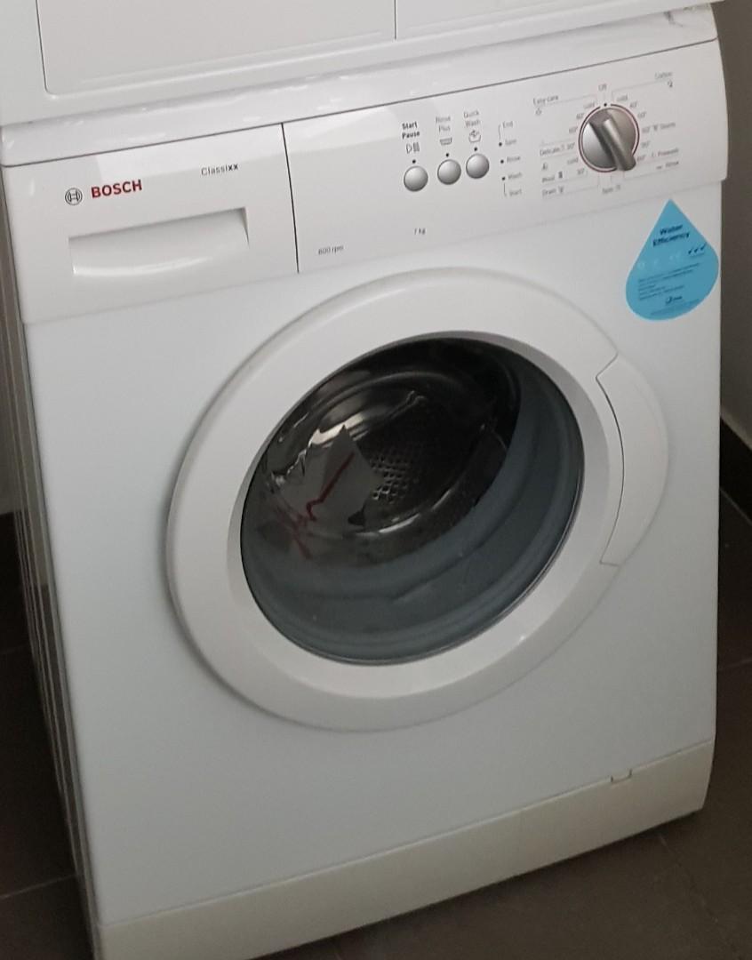 Brand New Bosch Washing Machine 7kg, TV & Home Appliances, Washing ...