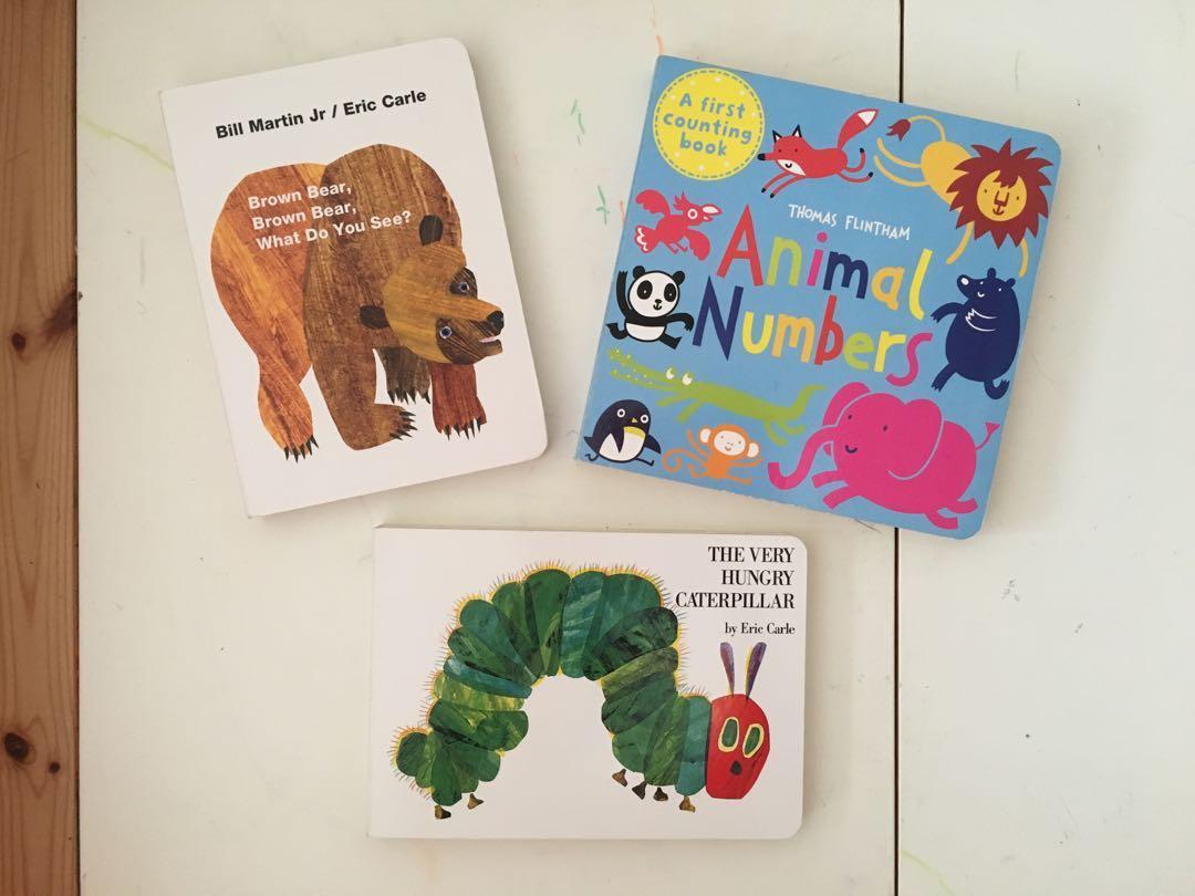 Brown bear brown bear what do you see, Animal numbers, The very hungry ...