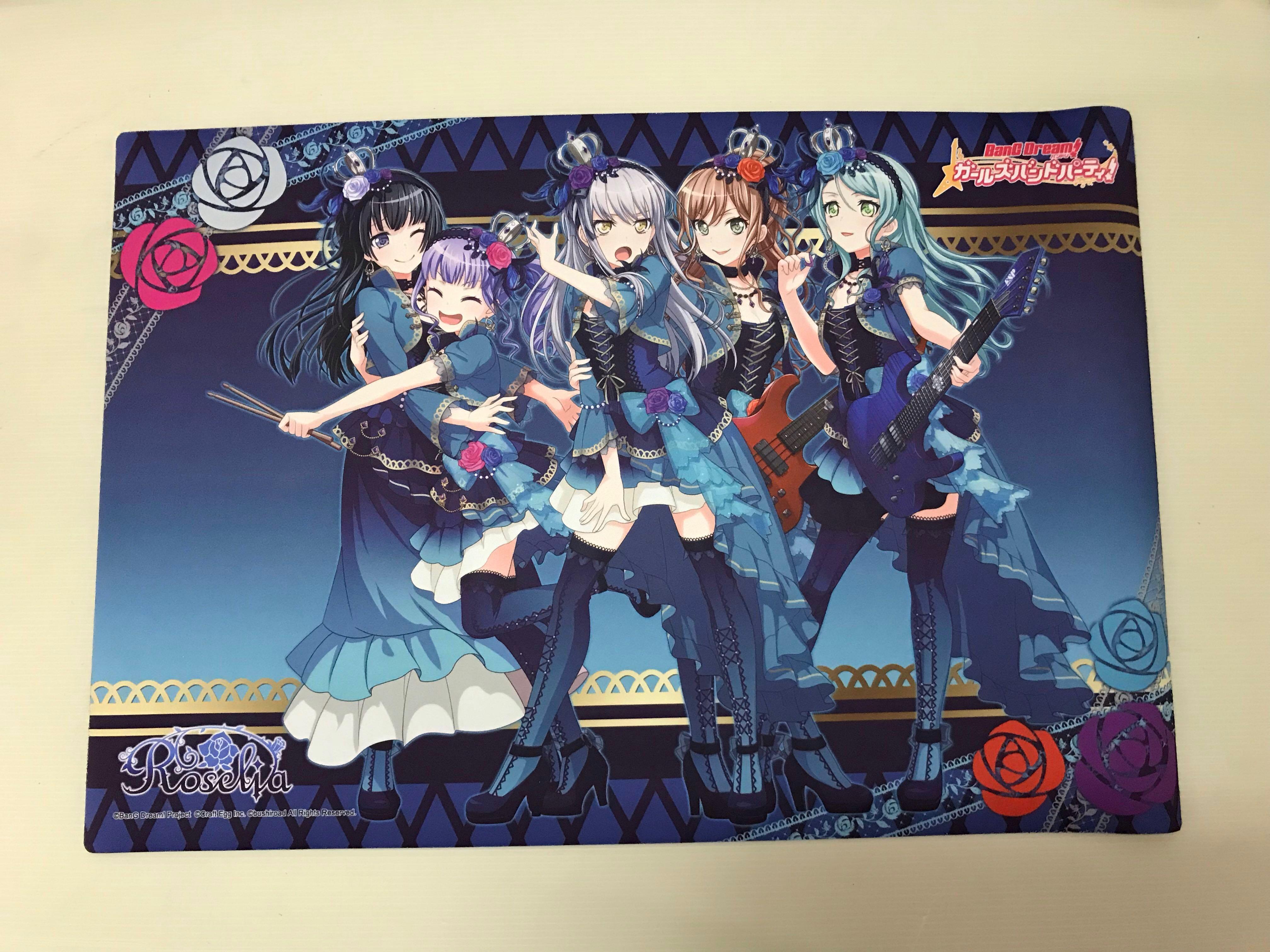 Bushiroad Playmat Vol.128- Roselia, Hobbies & Toys, Toys & Games on ...