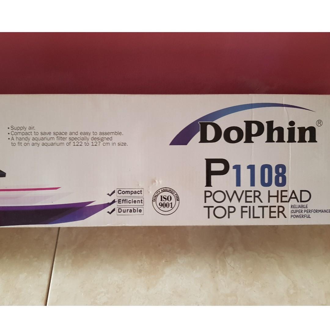 Dophin P1108 Power Head Top Filter - 4ft Tank, Pet Supplies, Homes ...