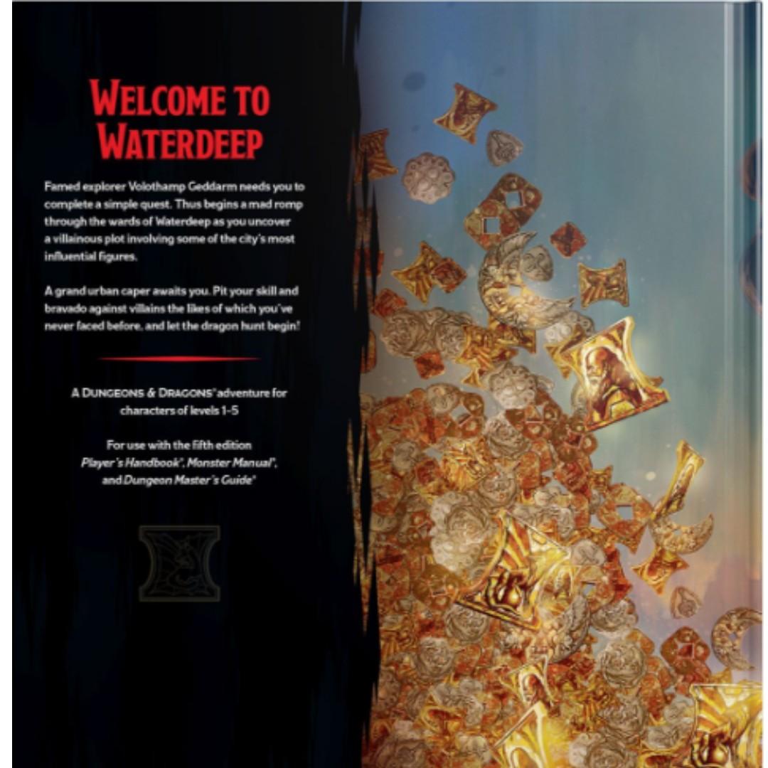 Dungeons & Dragons - Waterdeep Dragon Heist (Adventure Book), Hobbies ...