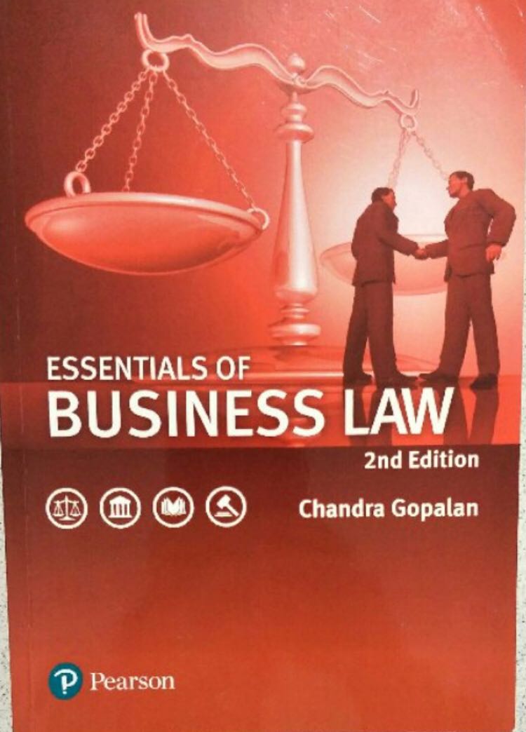Essentials of Business Law by Chandra Gopalan, Computers & Tech, Office ...