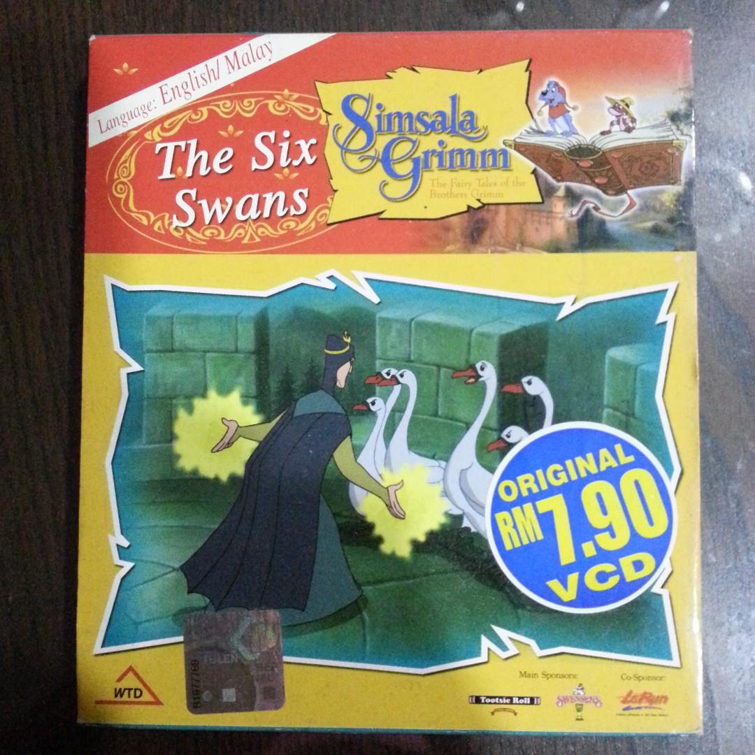 Original VCD Title: The Six Swans, Simsala Grimm #APR10, Hobbies & Toys ...