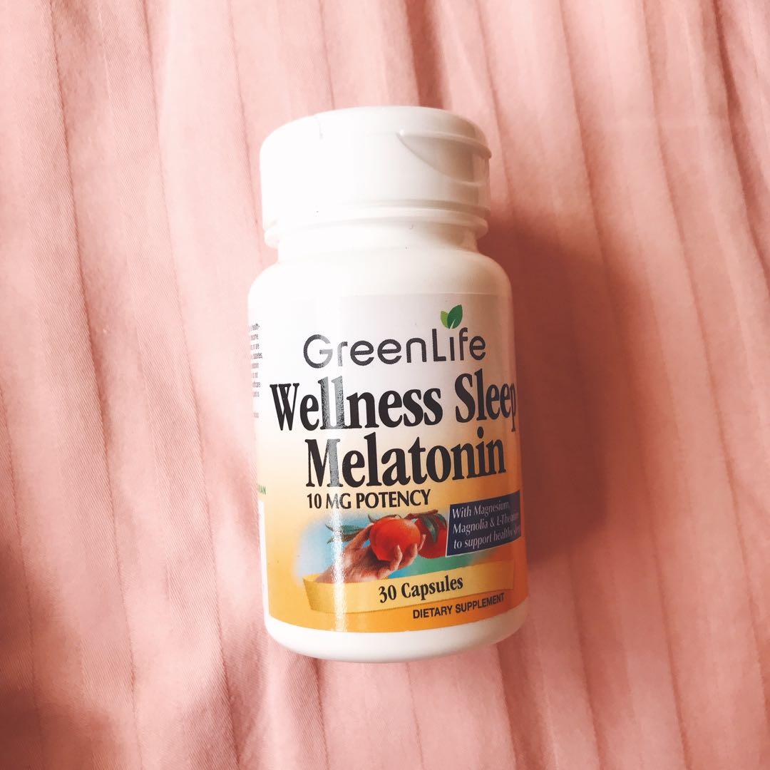 GreenLife Wellness Sleep Melatonin 10mg, Health & Nutrition, Health ...