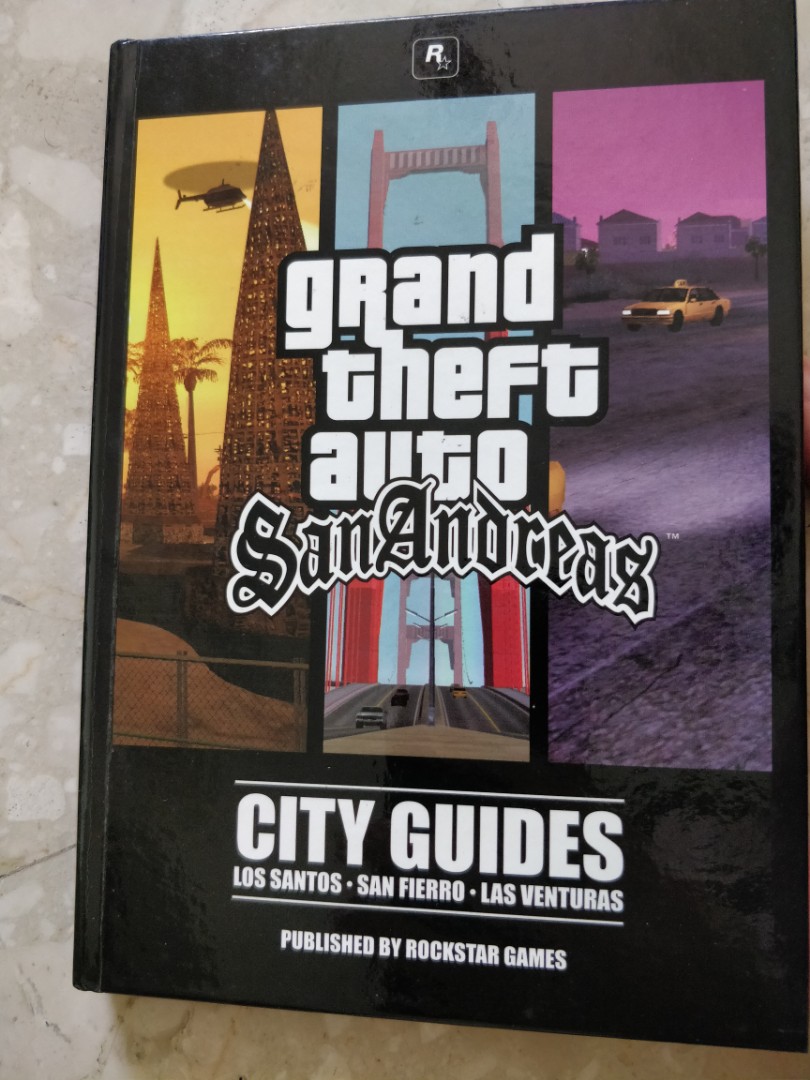 GTA: San Andreas novelty 'city guidebook' in good condition, Video ...