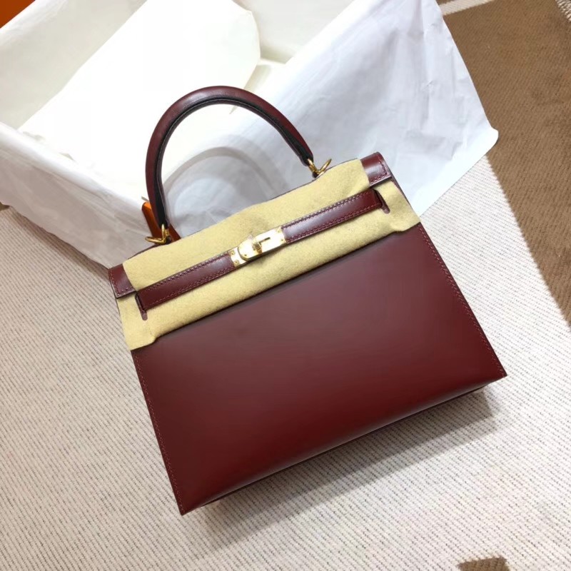 Hermes Kelly 25 box, Luxury, Bags & Wallets on Carousell