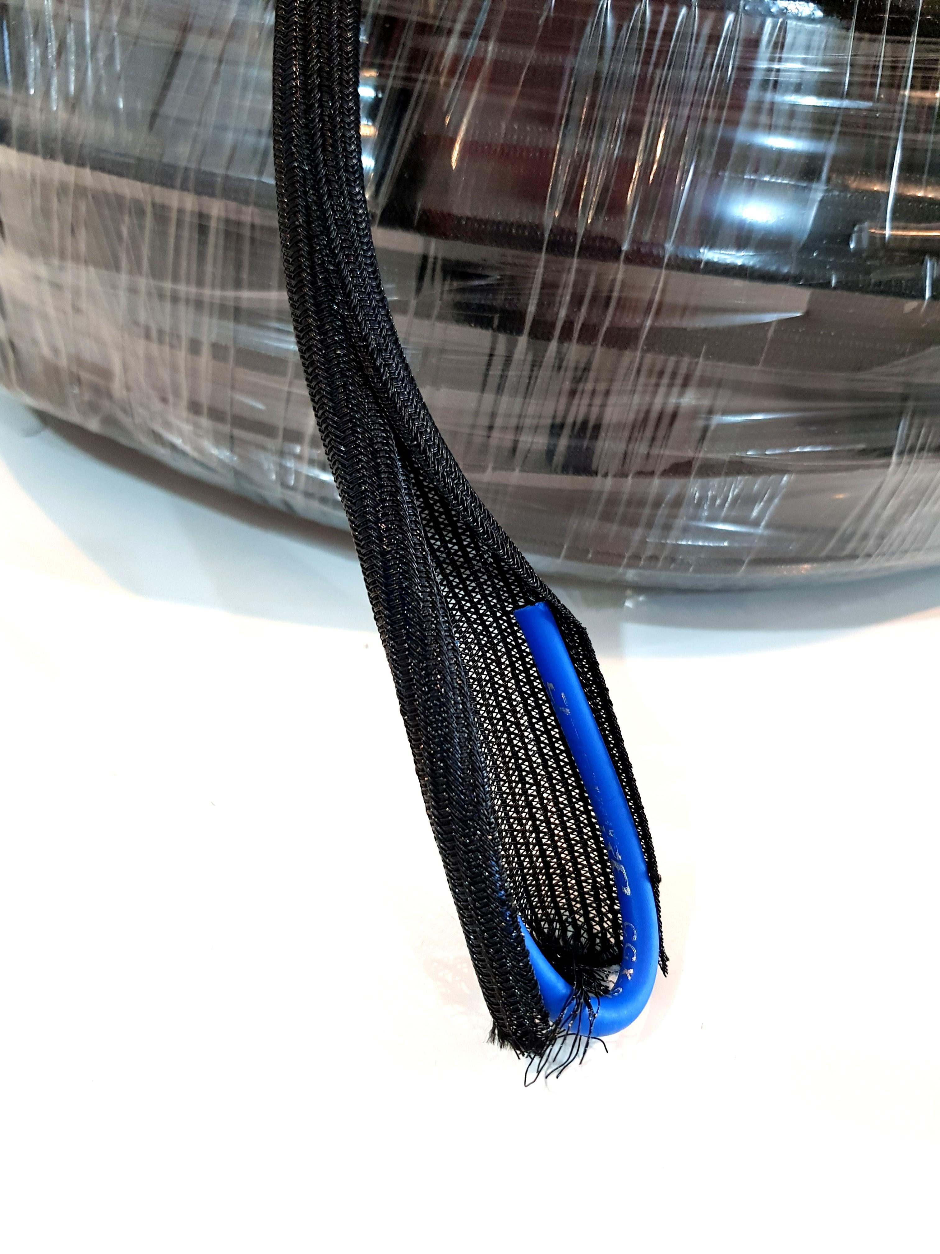 Spider Braided Sleeving Cable Wrap Self-Closing 13mm & 10mm Glossy ...
